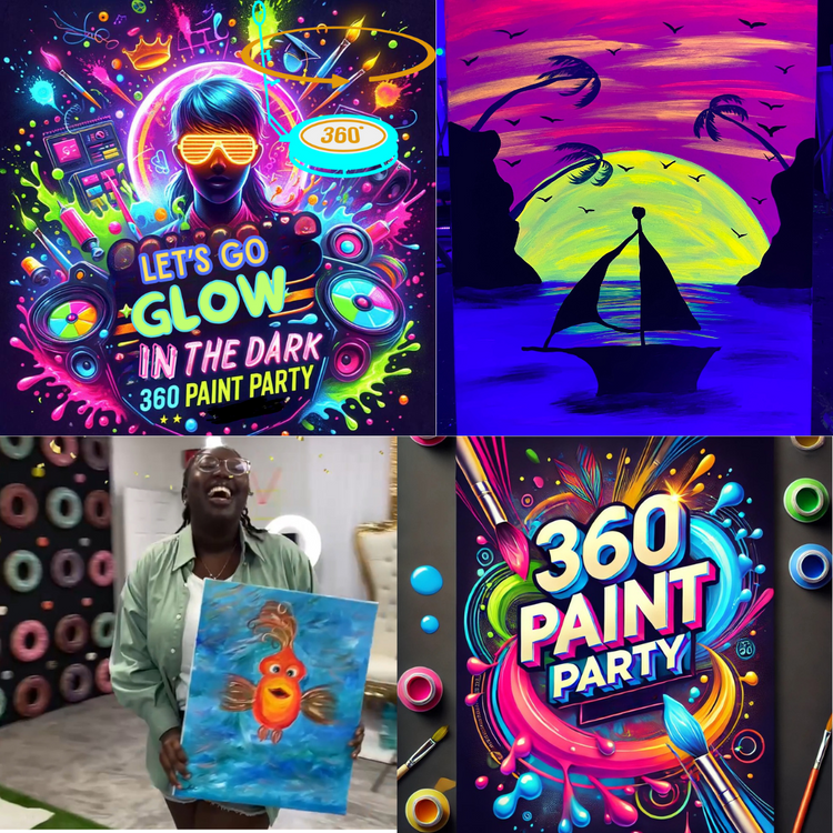 Life in Art - Glow in Dark 360 Paint Parties